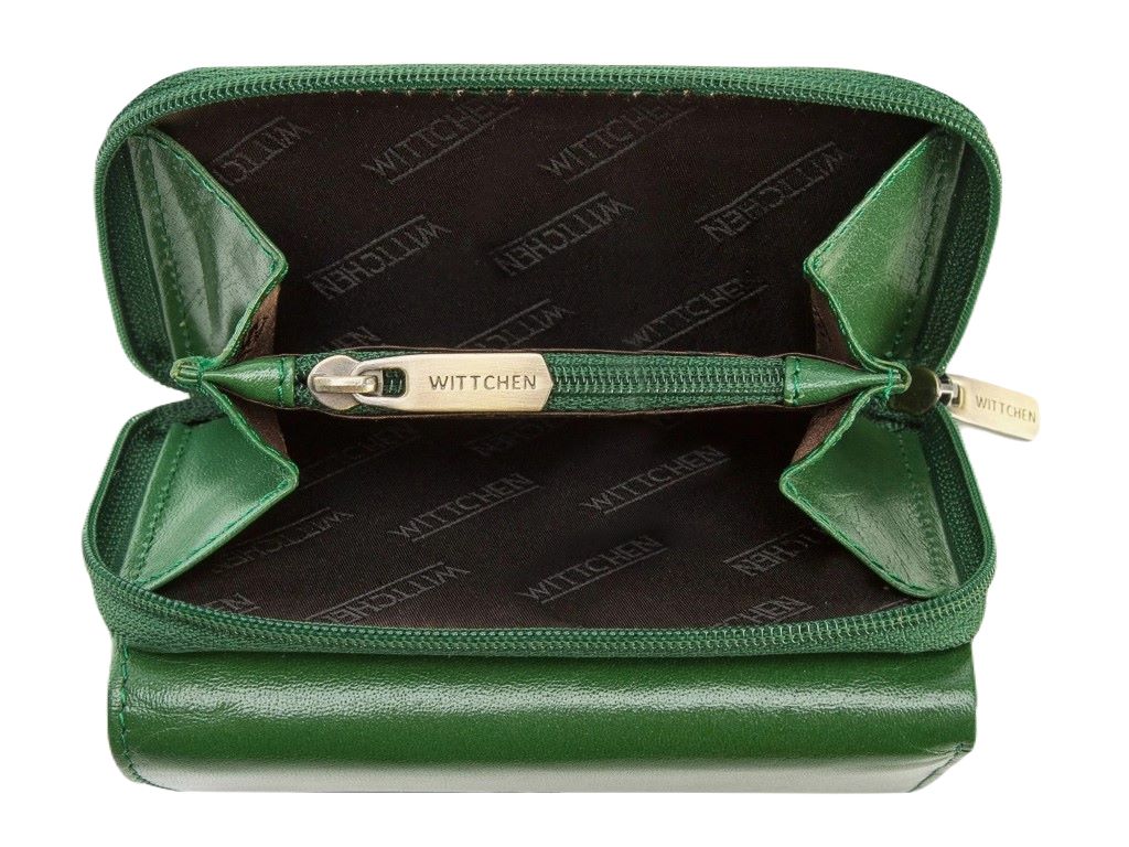 Damski portfel WITTCHEN z gładkiej skóry dwustronny mały WITT14-1-121 ...