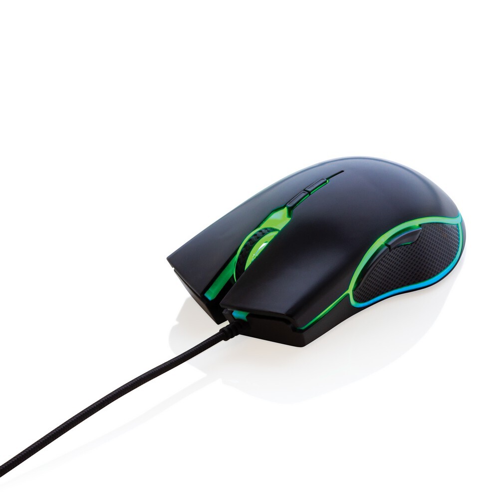 Gamingowa mysz komputerowa RGB z nadrukiem P300.161 - Myszki komputerowe