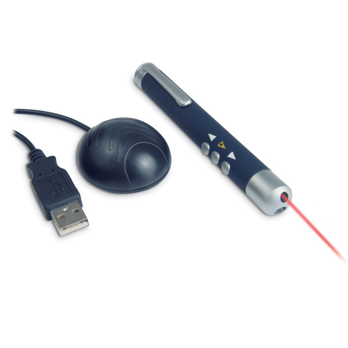 Wskaźnik laserowy z pilotem z logo KC6477-04 - Wskaźniki laserowe