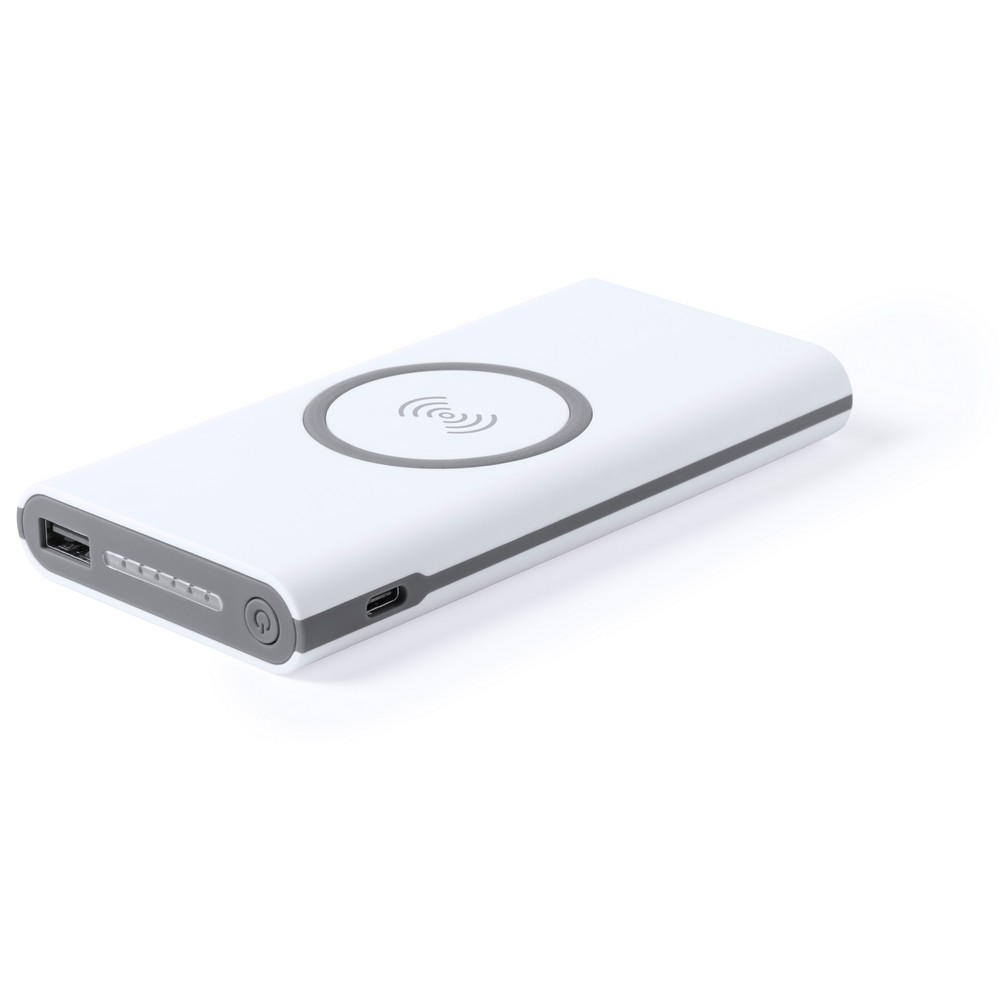 Bezprzewodowy power bank 6000 mAh V3858-02 - Powerbanki z nadrukiem