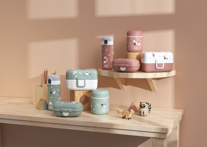 Kubek termiczny dziecięcy MONBENTO, Pop, Racoon B336334073 - Kubki termiczne